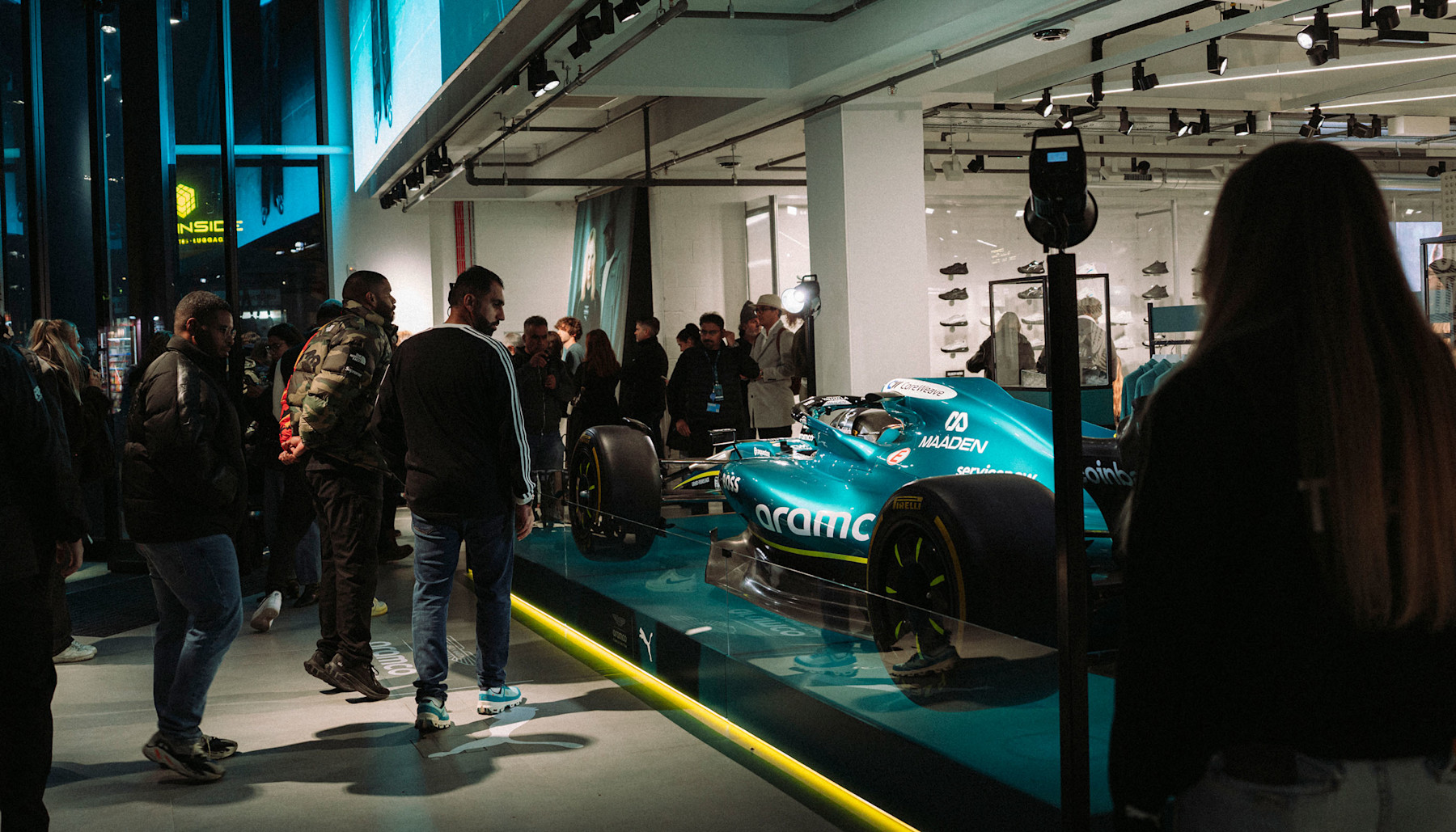 Bringing the heat to Oxford Street with PUMA - Aston Martin F1 Team