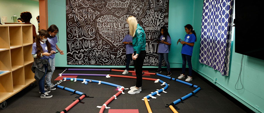 Making a mark: Jessica Hawkins inspires young women at Girlstart in ...