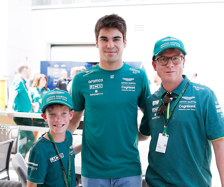 Superfan Henry meets Lance Stroll at his home race - Aston Martin F1 Team