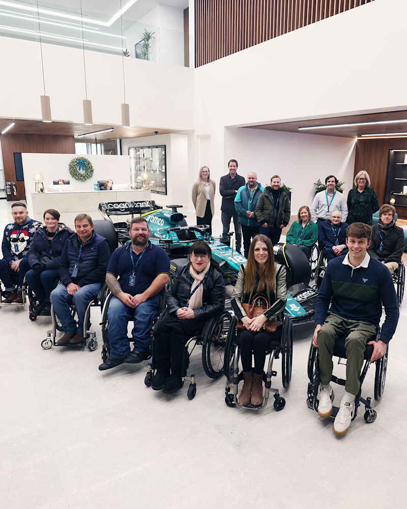 Aston Martin Aramco and Spinal Track collaborate in new partnership ...