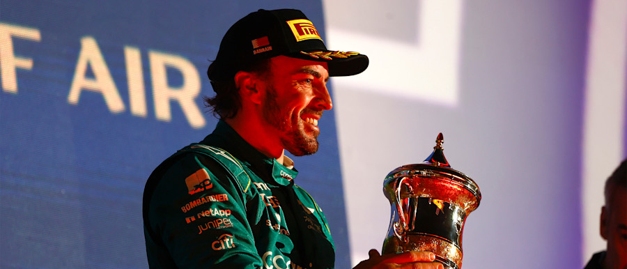 In pictures: Fernando's first AMF1 podium - Aston Martin F1 Team