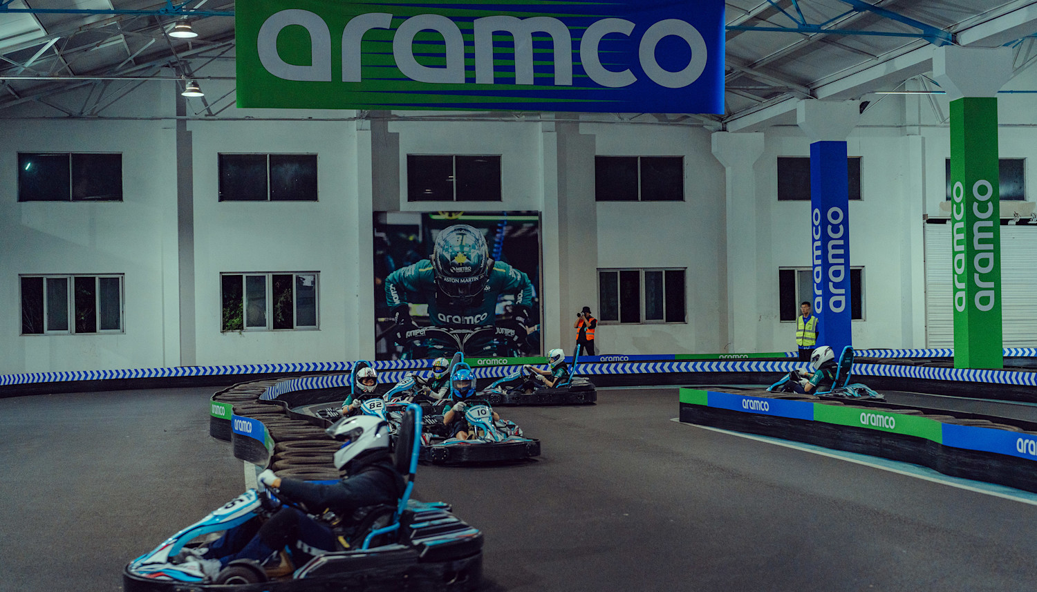 Lighting up hearts and minds in Shanghai with Aramco - Aston Martin F1 Team