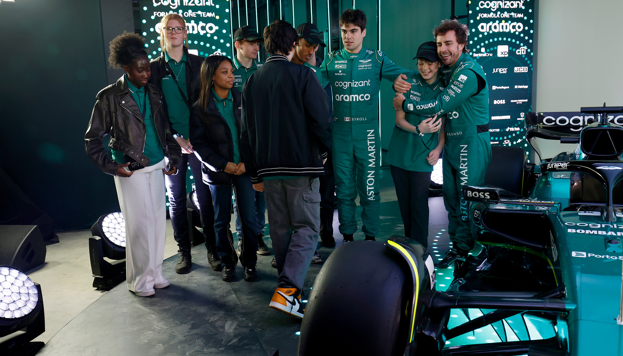 Make A Mark | AMF1 and Cognizant inspire young minds at car launch ...