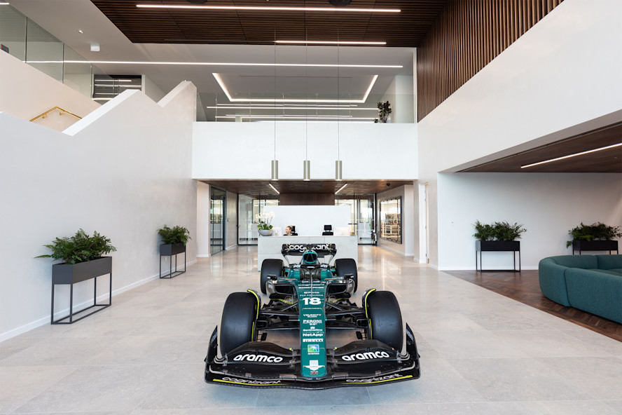 Welcome. Home. AMF1 Team Technology Campus opens ahead of the British ...