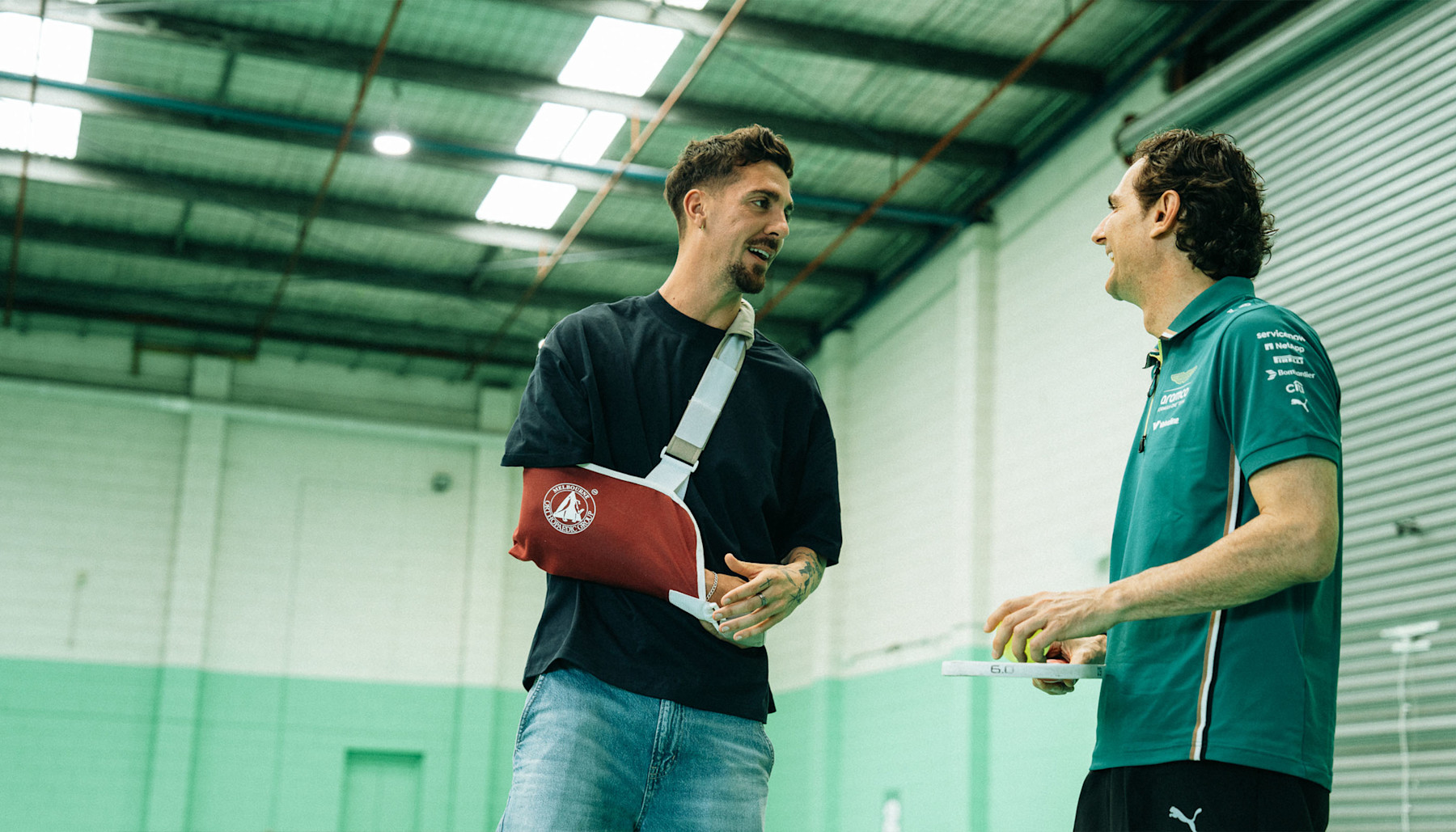 From the track to the court: Pedro de la Rosa and Thanasi Kokkinakis take on pickleball - Aston ...