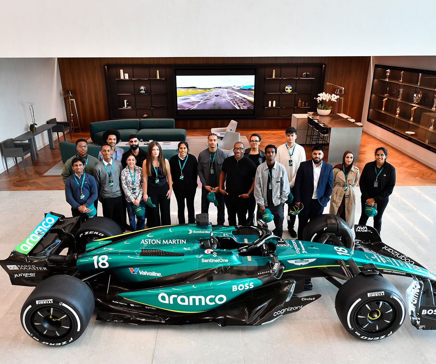 Students begin leadership programme with Aston Martin Aramco and The ...