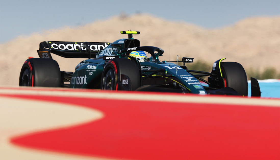 In pictures: Fernando's first AMF1 podium - Aston Martin F1 Team