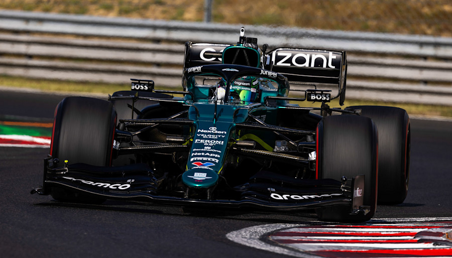Jessica Hawkins completes debut F1 test with AMF1 Team - Aston Martin ...