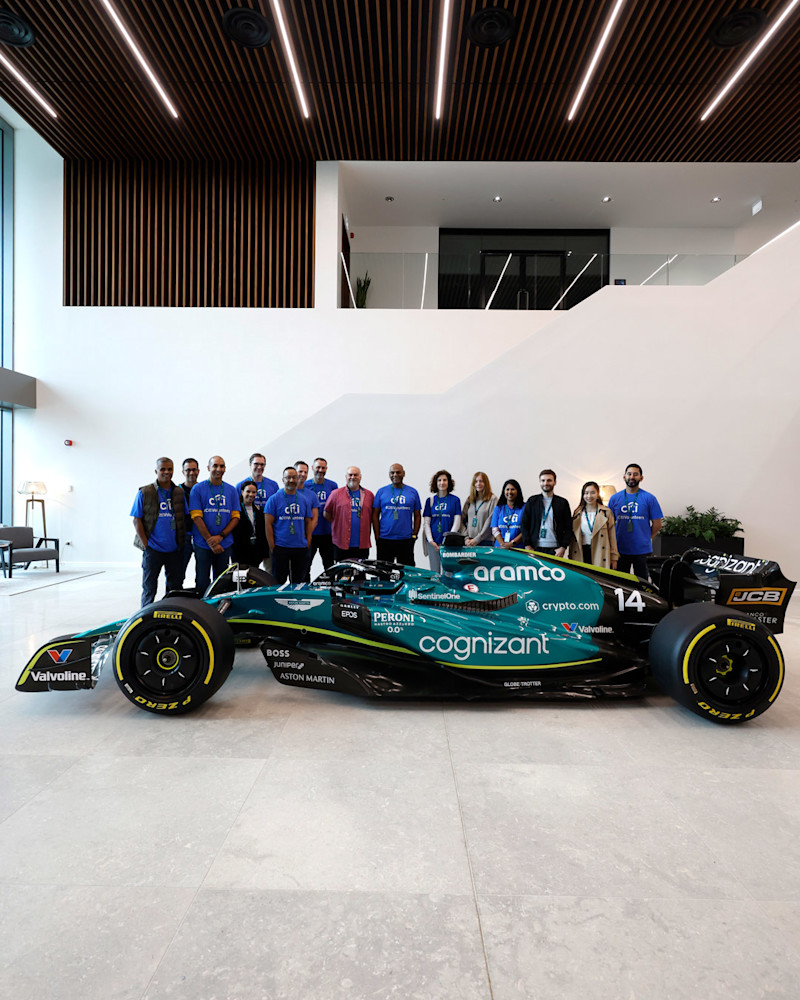 AMF1 Team and Citi team up to support Towcester Foodbank - Aston Martin ...