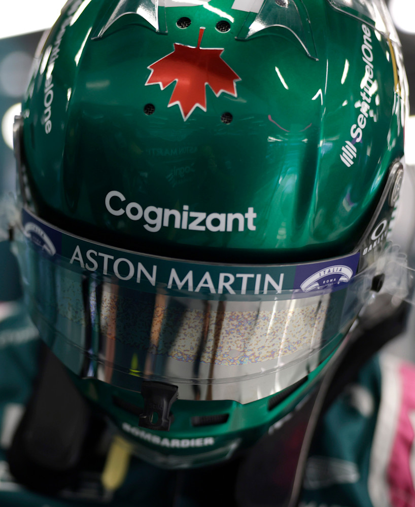 Win a signed Lance Stroll mini helmet - Aston Martin F1 Team