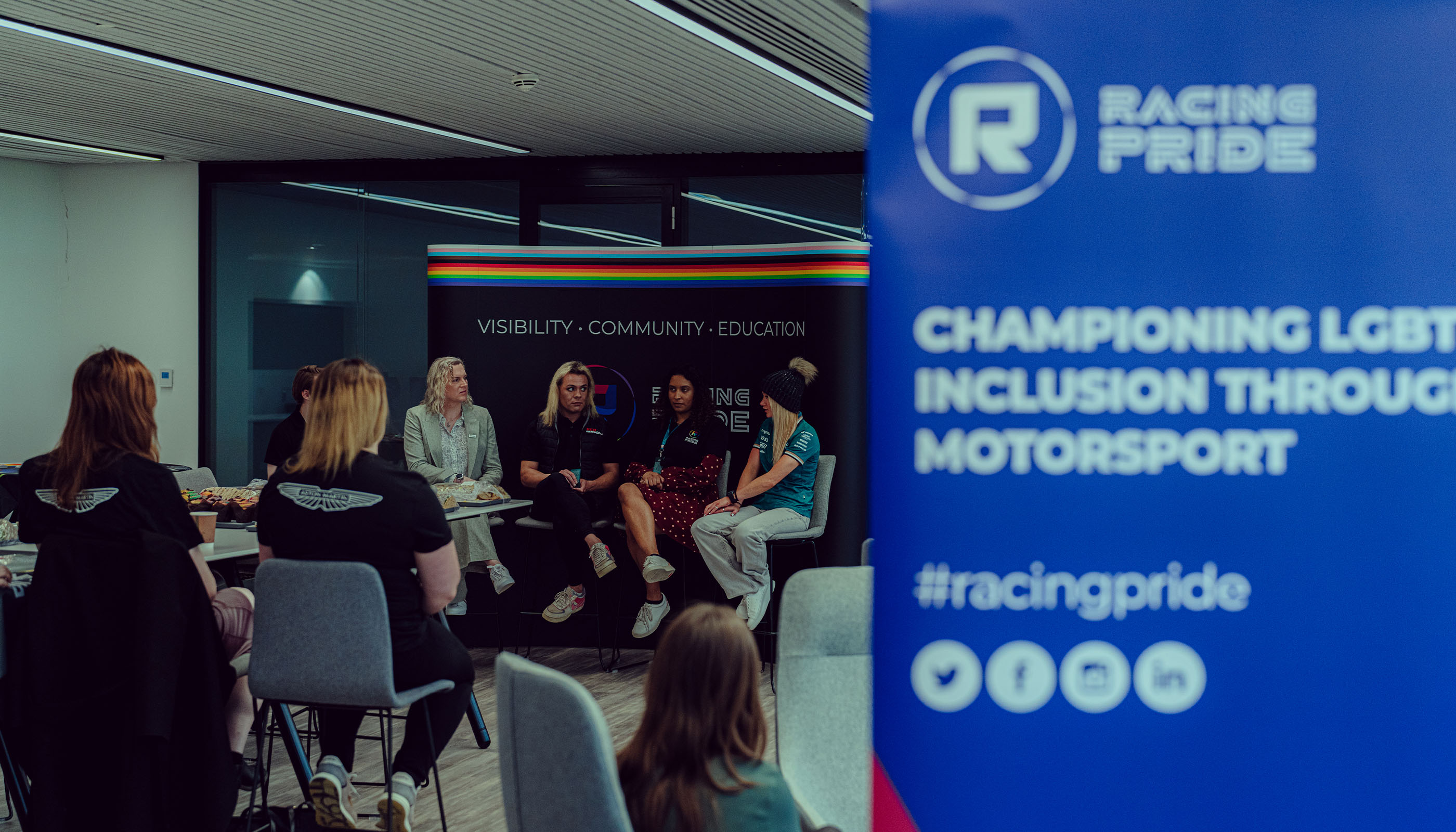 Celebrating Pride Month in partnership with Racing Pride at the AMR Technology Campus - Aston ...
