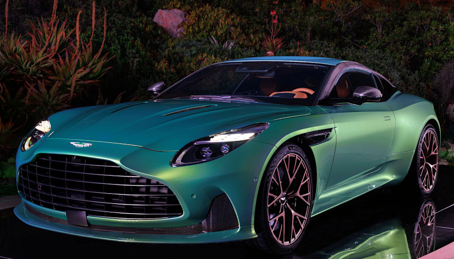 Lance and Fernando unveil the new Aston Martin DB12 - Aston Martin F1 Team