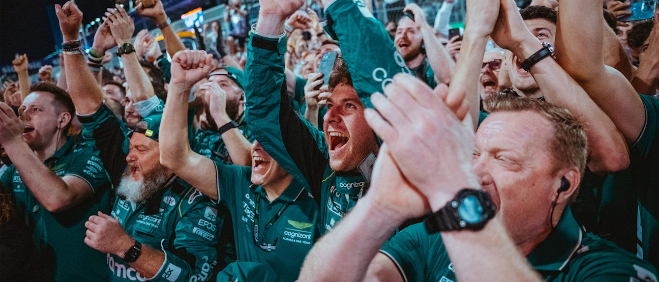 In pictures: Fernando's 100th Formula One podium - Aston Martin F1 Team