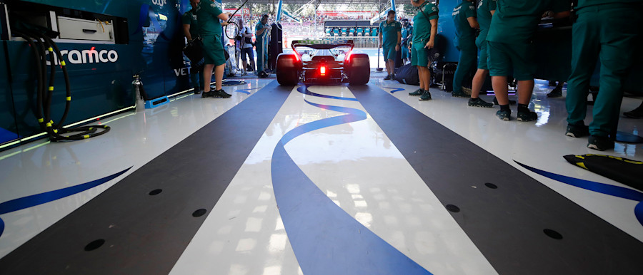 The best pictures from the Temple of Speed - Aston Martin F1 Team