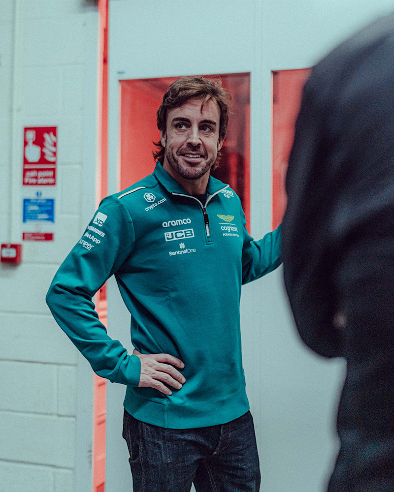 Fernando Alonso's first day at AMF1 - Aston Martin F1 Team