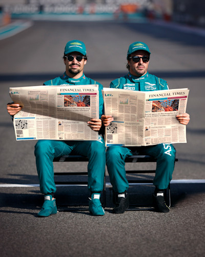 Aston Martin Aramco announces partnership with the Financial Times ...