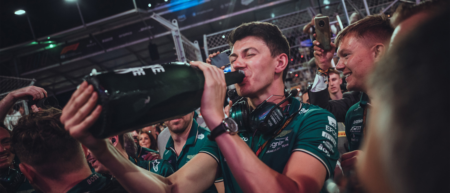 In pictures: Fernando's 100th Formula One podium - Aston Martin F1 Team