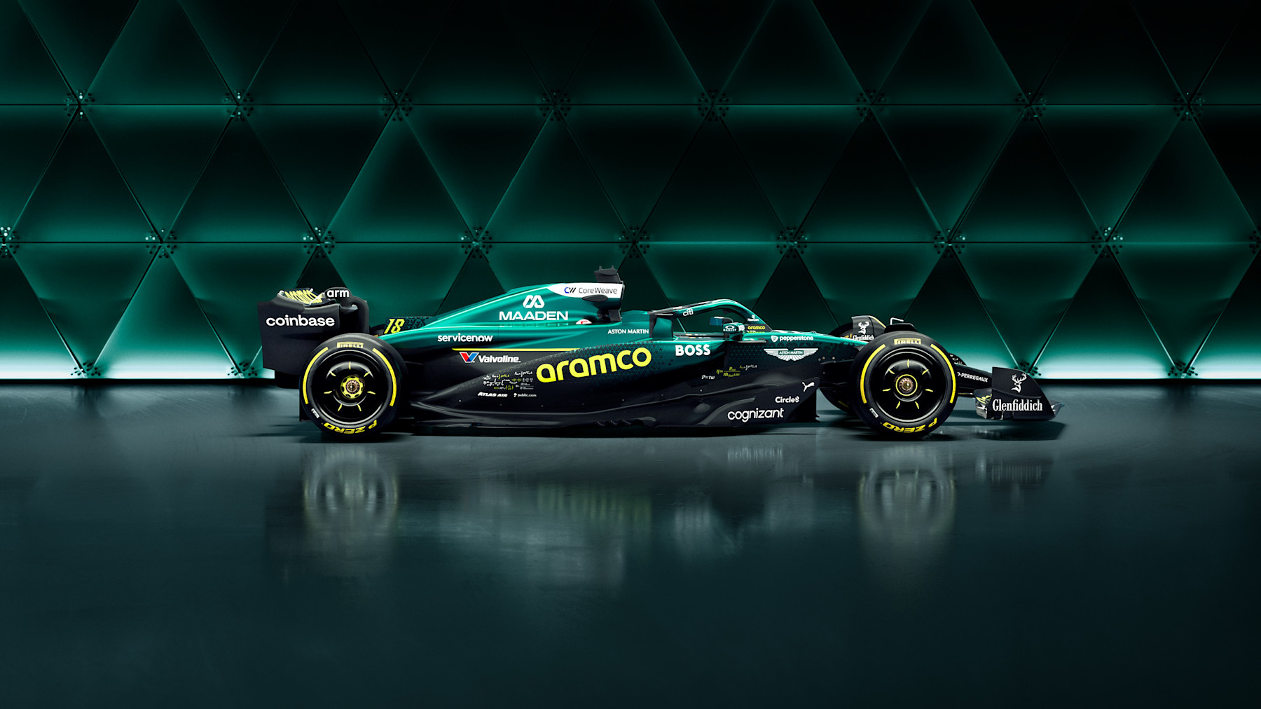 Aston Martin Aramco unveil first-ever bespoke livery - Aston Martin F1 Team
