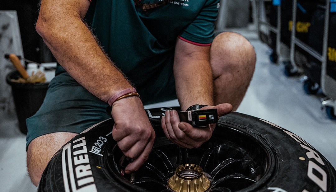 INSIDER: What happens to F1 tyres in the garage? - Aston Martin F1 Team