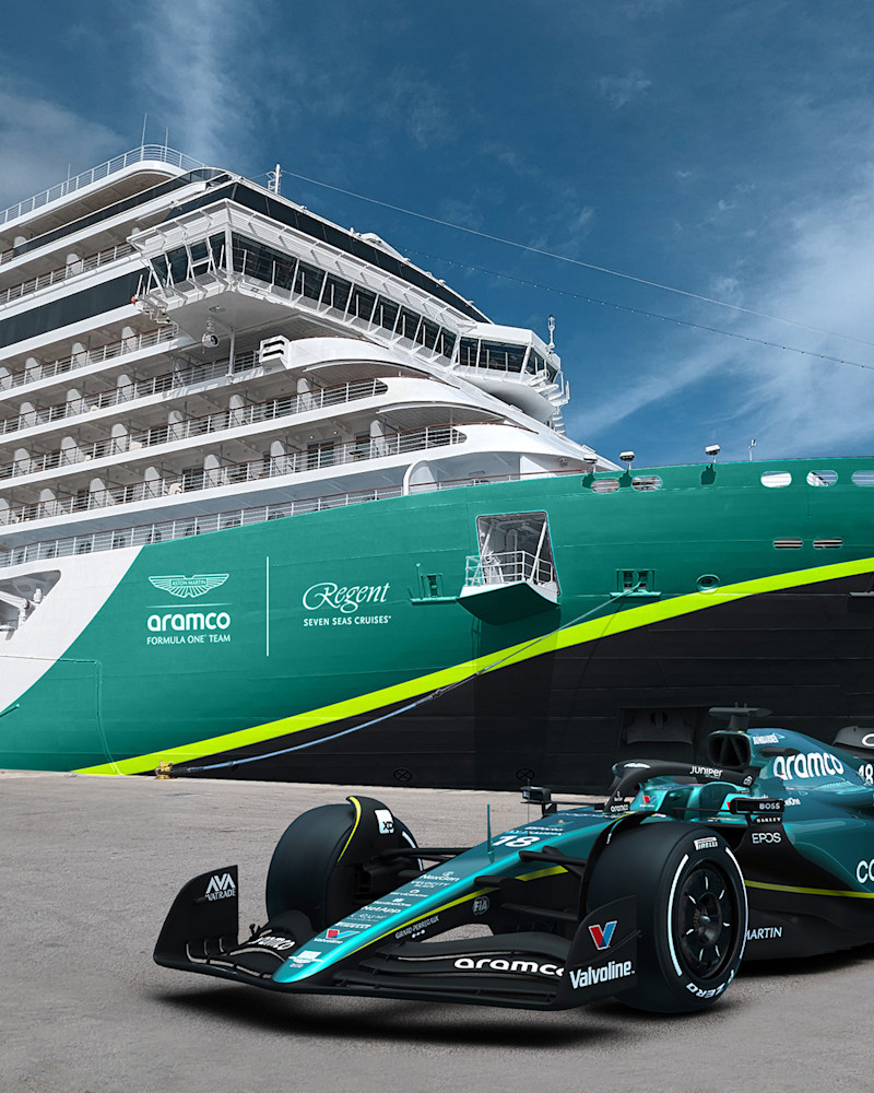 Aston Martin Aramco sets sail with Regent Seven Seas Cruises - Aston ...