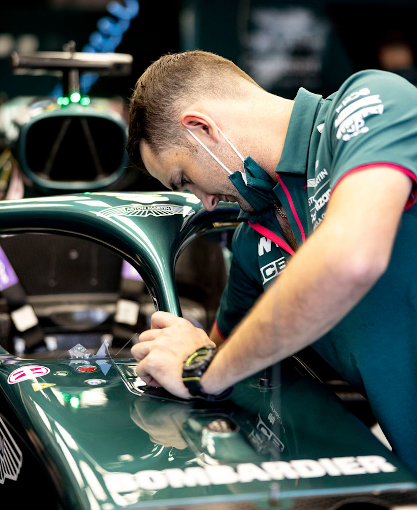 How to get a job in F1: Front End Mechanic Michael Beard - Aston Martin ...