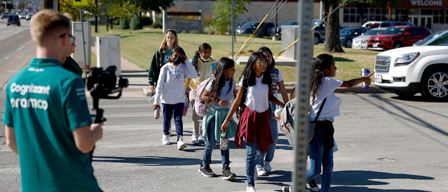 Making a mark: Jessica Hawkins inspires young women at Girlstart in ...