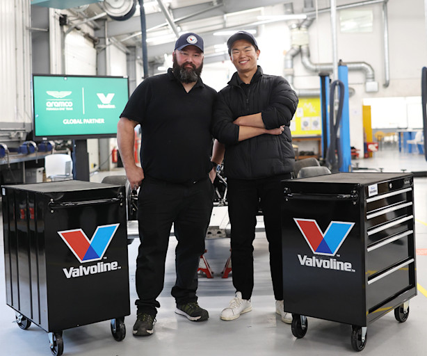 Developing the next generation of F1 mechanics with Valvoline™ Global ...