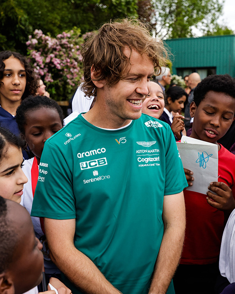 Gallery: Sebastian makes his mark and inspires in London - Aston Martin ...