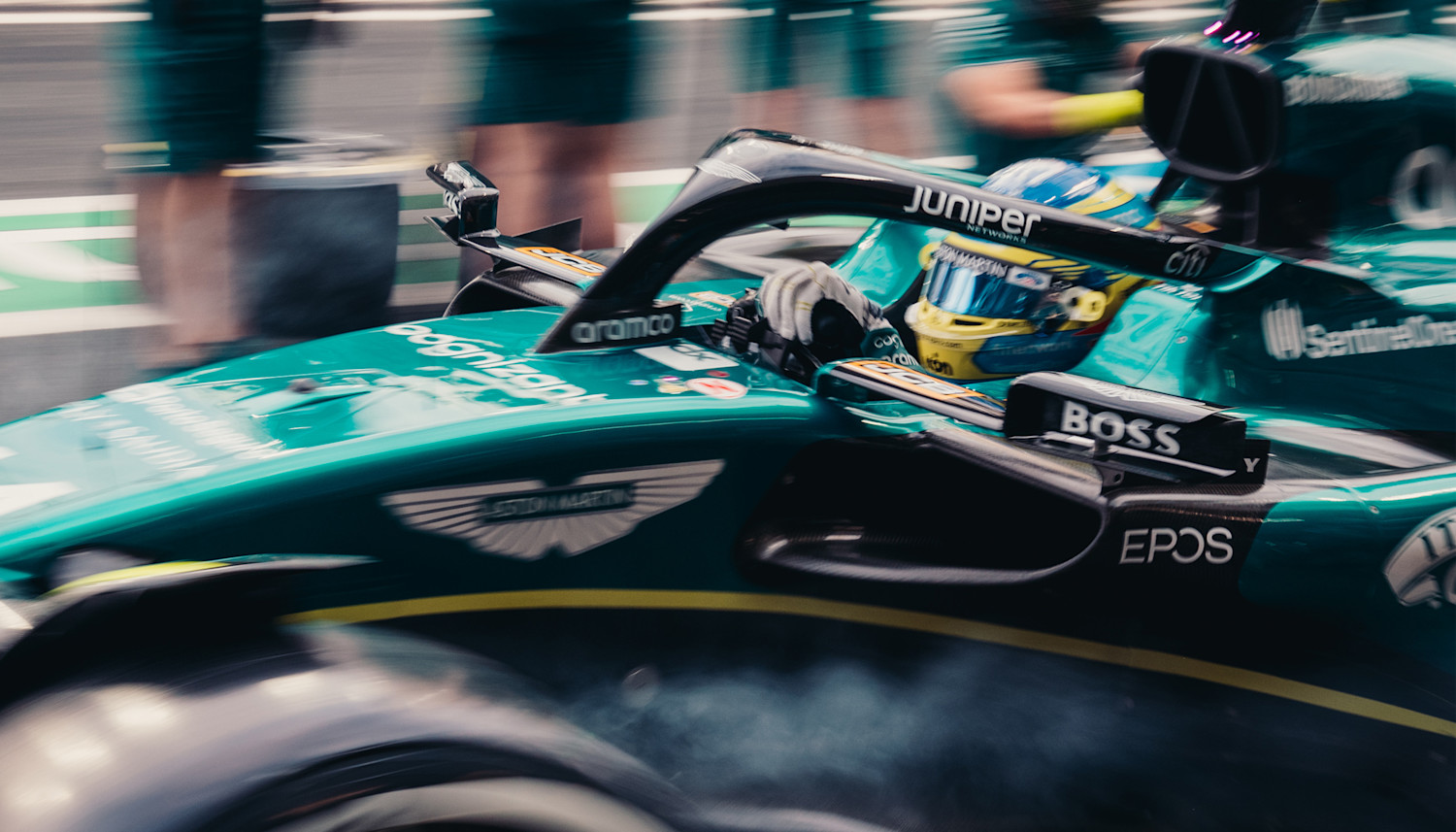 In pictures: Fernando's 100th Formula One podium - Aston Martin F1 Team