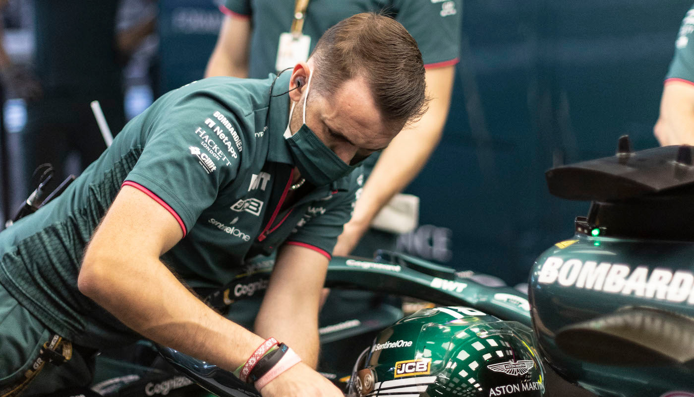 How to get a job in F1: Front End Mechanic Michael Beard - Aston Martin ...
