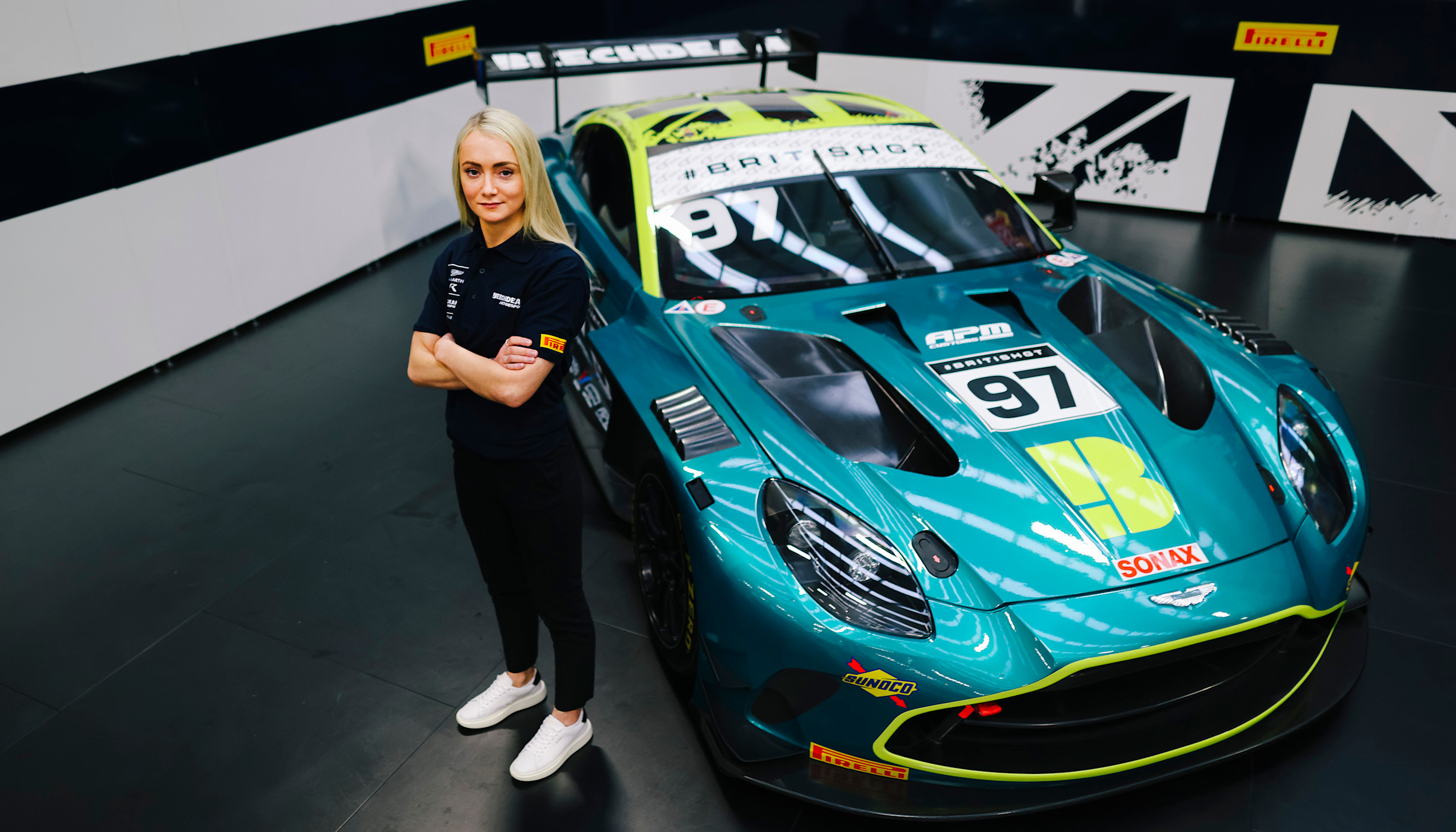 Jessica Hawkins to race in British GT - Aston Martin F1 Team