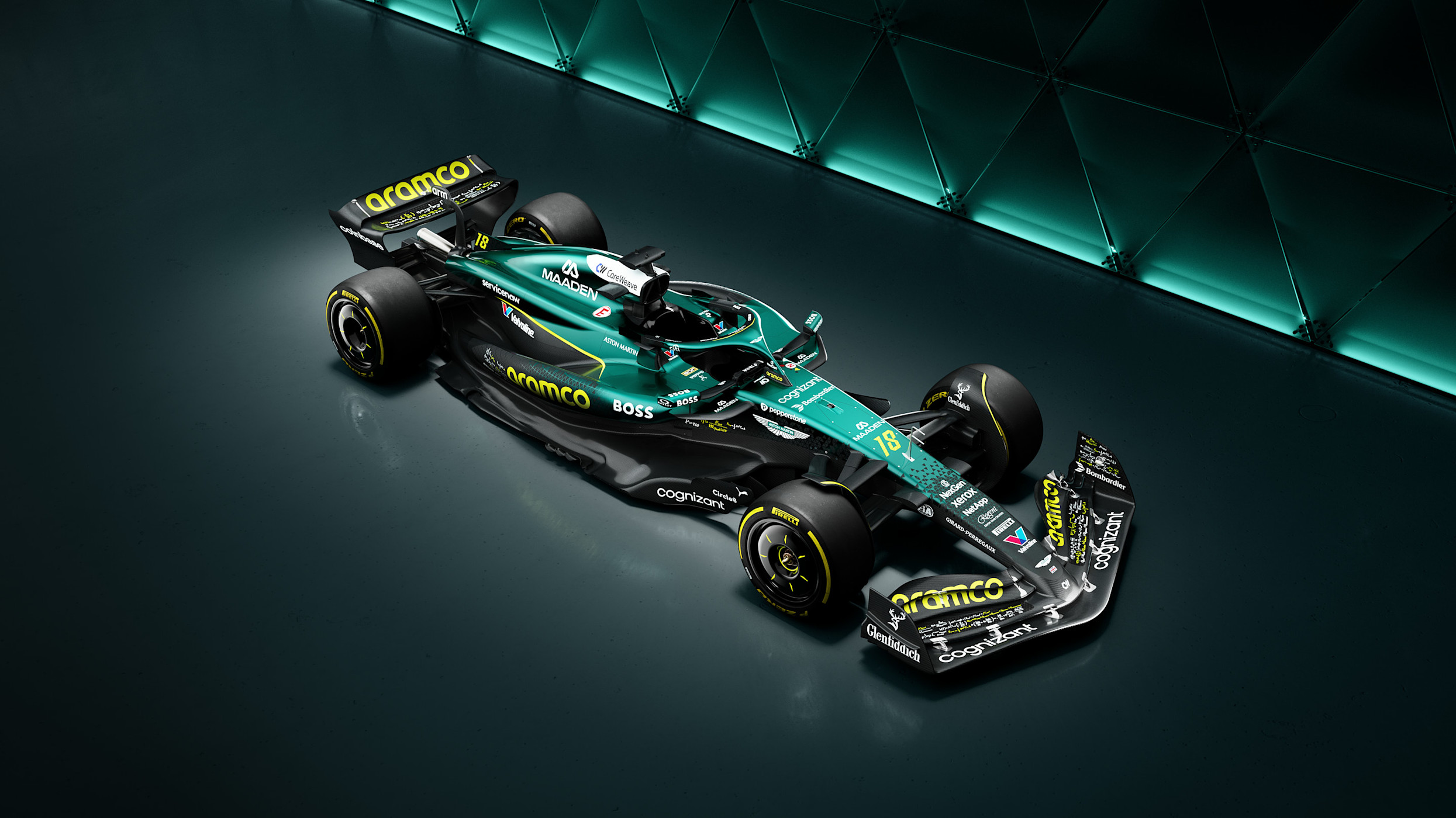 Aston Martin Aramco unveil first-ever bespoke livery - Aston Martin F1 Team