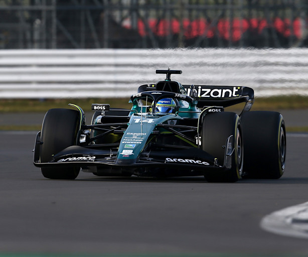 AMR23 makes its debut at Silverstone - Aston Martin F1 Team